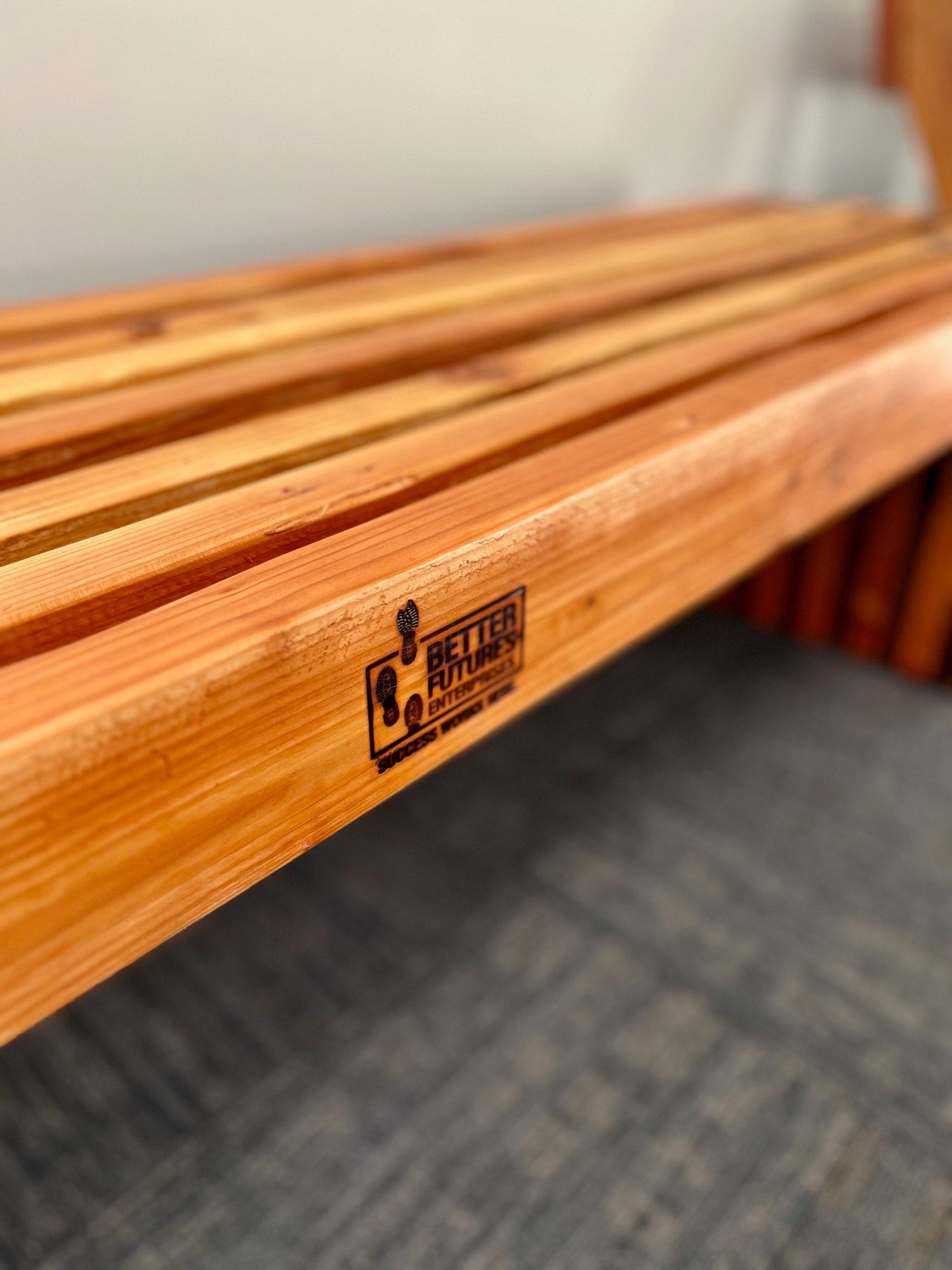 Handmade Wood Bench | ReUse Warehouse Store - Better Futures Minnesota